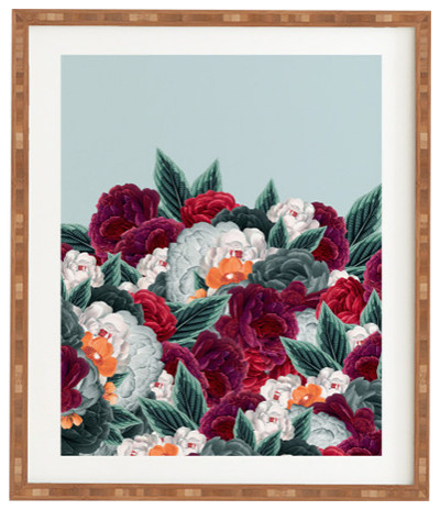 Iveta Abolina English Rose Framed Wall Art, 11x13" - Contemporary ...