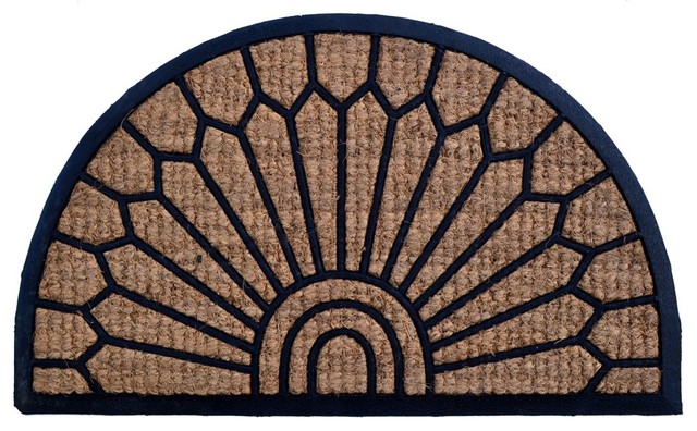 Lily Rubber Coir Mat - Contemporary - Doormats - by Imports Decor Inc ...