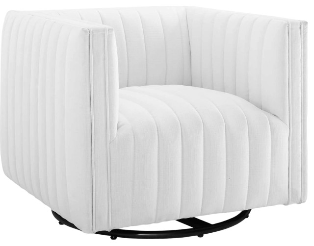 Stone Swivel Armchair - Transitional - Armchairs And Accent Chairs - by ...