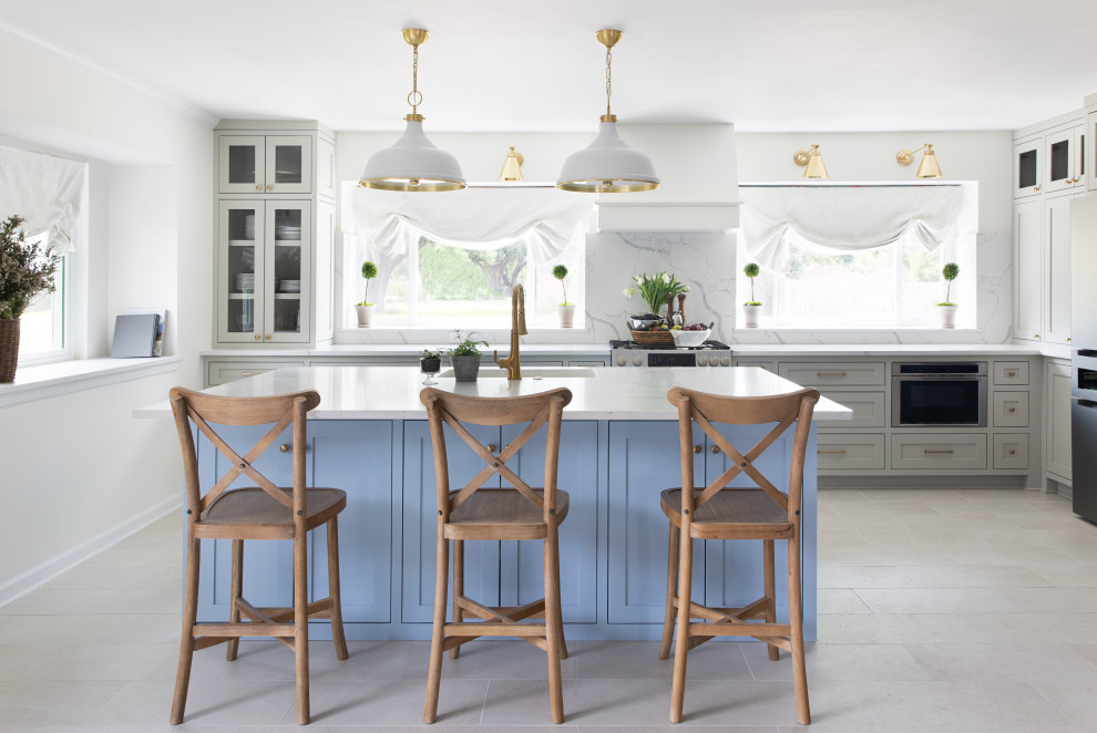 Austin Kitchen with an Island - Transitional - Kitchen - Austin - by ...