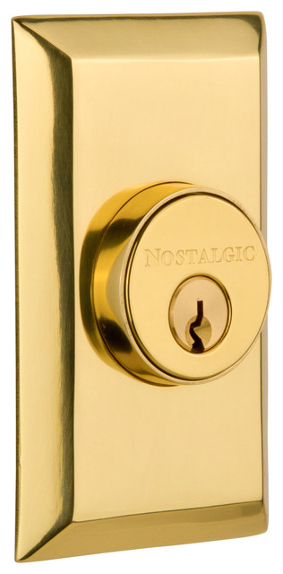 Nostalgic Warehouse STUSTU_2CYL_234_NA Studio Solid Brass Double ...