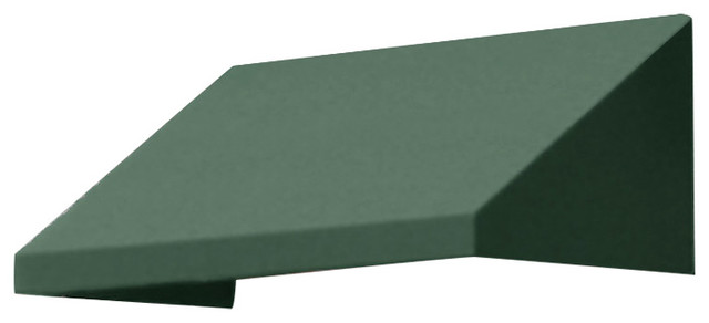 Awntech 5' New Yorker Acrylic Fabric Fixed Awning, 24" x 36 ...