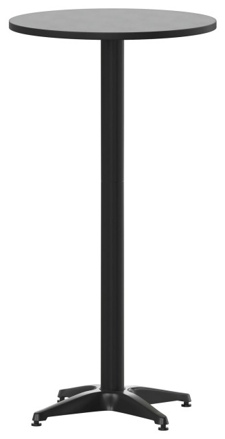 RD Black Bar Height Table - Transitional - Outdoor Pub And Bistro ...