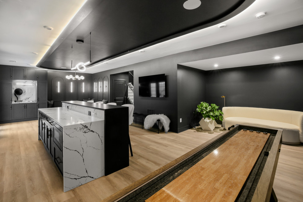 Speak Easy Vibe in Willowsford, Aldie, VA - Modern - Home Bar - DC ...