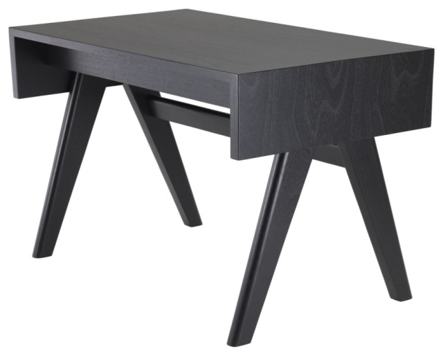 Black Wooden X-Leg Desk | Eichholtz Fernand - Transitional - Desks And ...