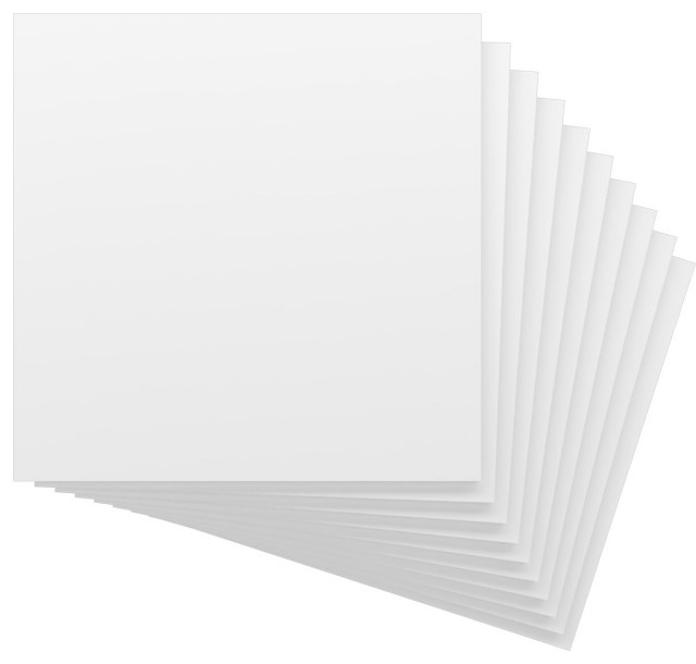 7 3/4"W x 7 3/4"H x 1"T PVC Hobby Board, Unfinished, 15.75"Wx15.75"Hx ...