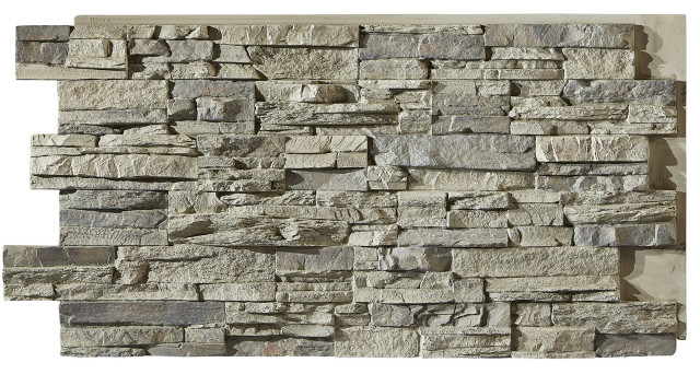 Colorado Dry Stack Faux Stone Wall Panel - Rustic - Wall Panels - by ...