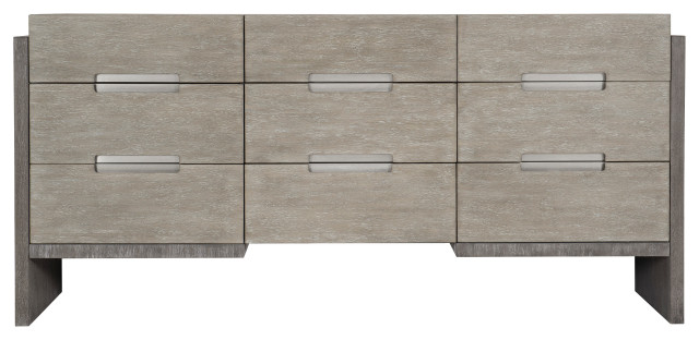 Bernhardt Foundations Dresser, Dark Shale Finish, 72"W x 20"D x 34.25"H ...