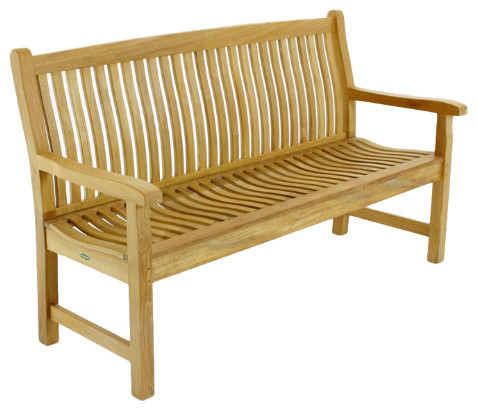 Veranda 5' Bench - Transitional - Outdoor Benches - by Westminster Teak ...
