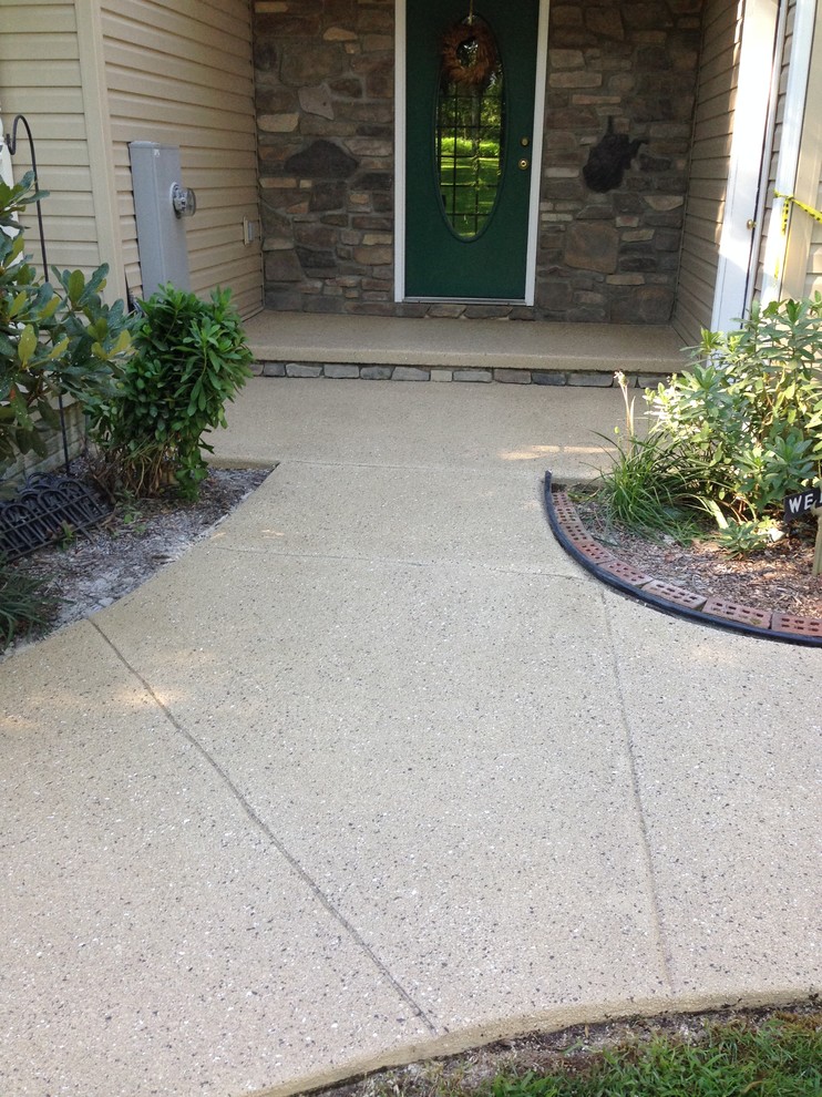 Spray Texture Concrete Overlay - DC Metro - by Elite Concrete Design ...