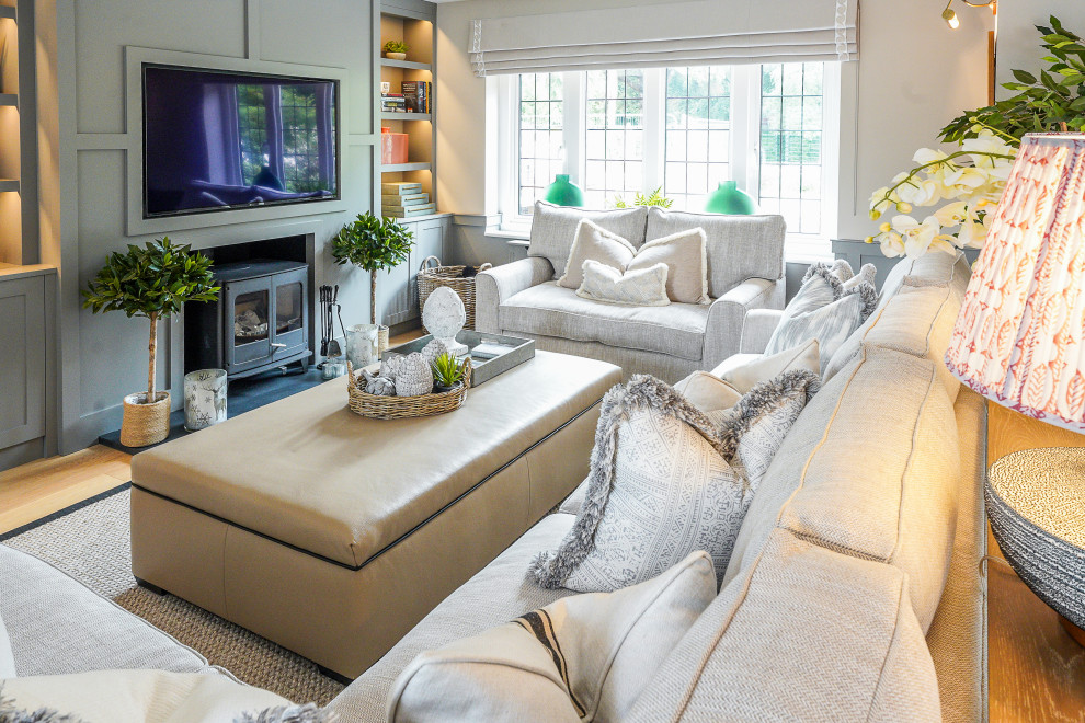 Country Home Living Room ReDesign and Install - Country - Living Room ...