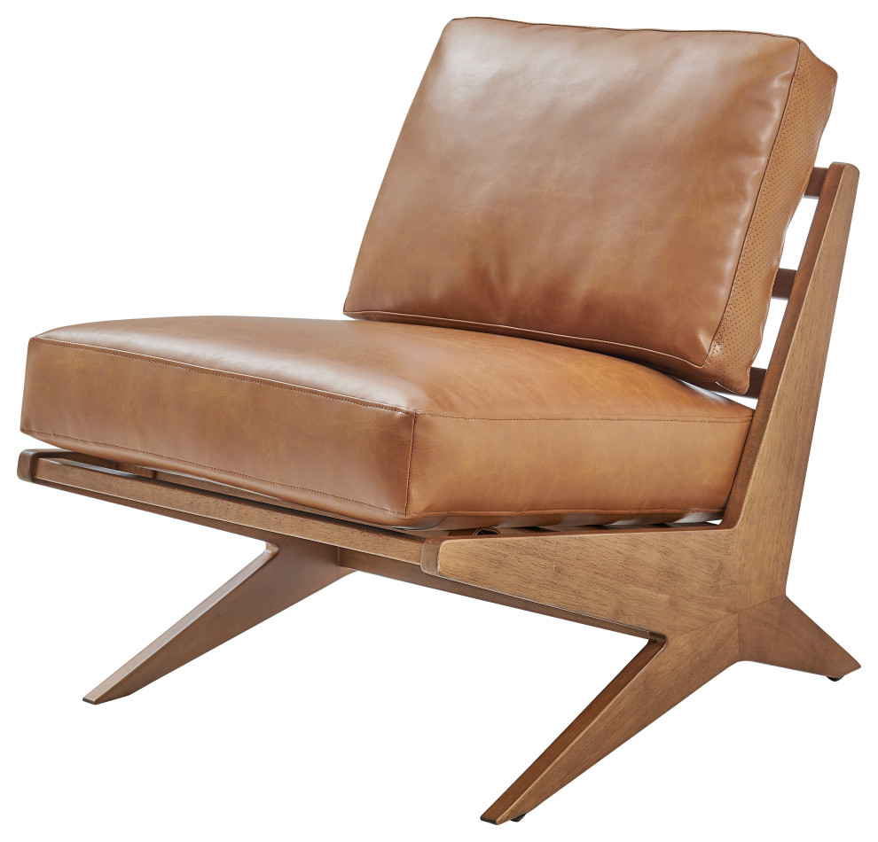 Chandler Armless Accent Chair - Midcentury - Armchairs And Accent ...