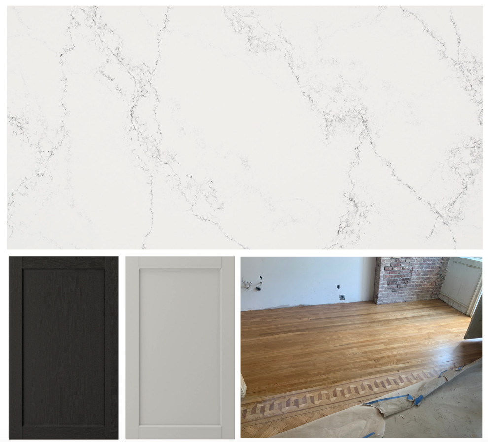 How to transition Quartz into Wood for mixed material countertop?