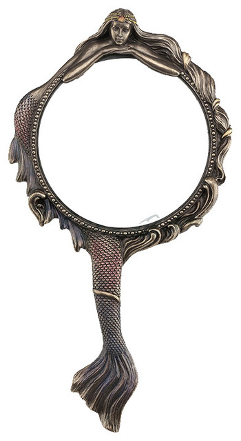 Mermaid Hand Mirror - Beach Style - Wall Mirrors - by XoticBrands Home ...