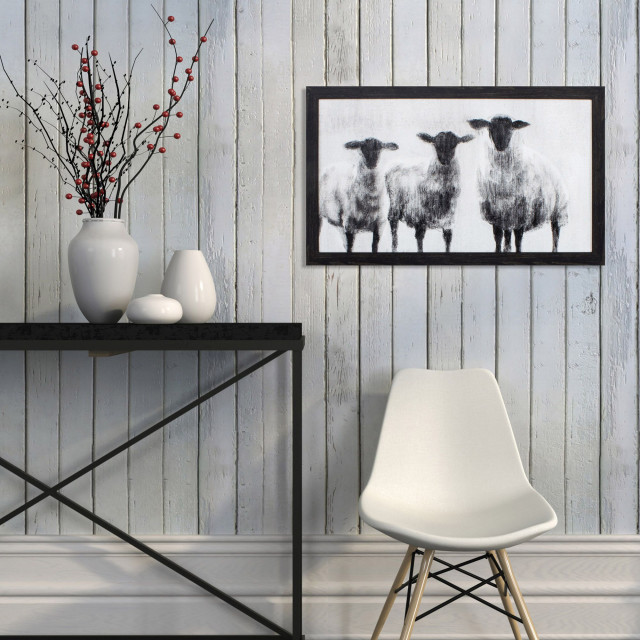 Rustic Sheep I - Farmhouse - Prints And Posters - by Morning Design ...