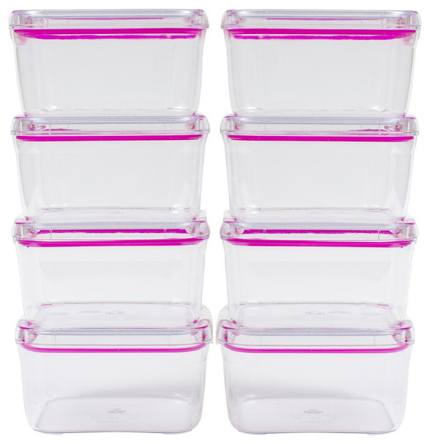VISTO™ MAX Cube 1.21 QT Set of 8 - Contemporary - Food Storage ...
