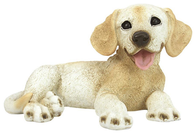 Design Toscano Yellow Labrador Puppy Statue - Contemporary - Decorative ...