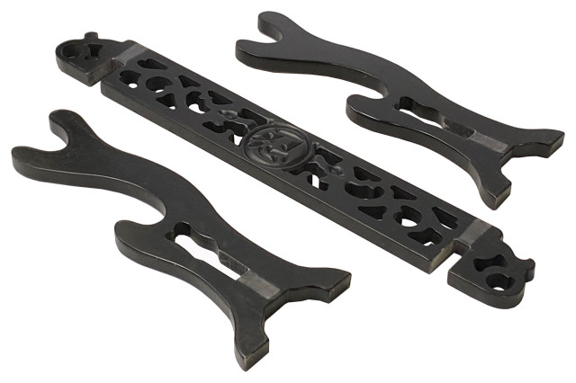 Chinese Black Wood Horizontal Pen Brush Holder Display Rack Hws2926 ...