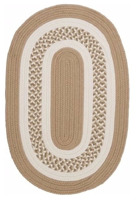 Colonial Mills Flowers Bay FB91 Cuban Sand Indoor/Outdoor Area Rug, 6 ...