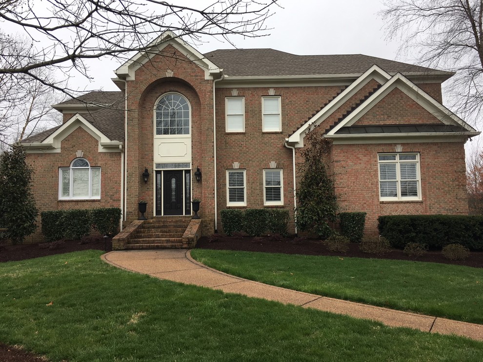 1990s era brick exterior looks a little tired