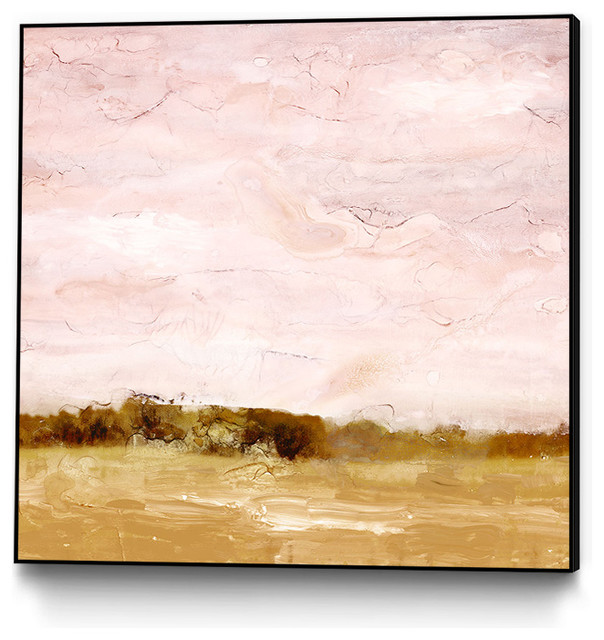 "At Dawn" Art block Framed Canvas, 30"x30" - Contemporary - Prints And ...