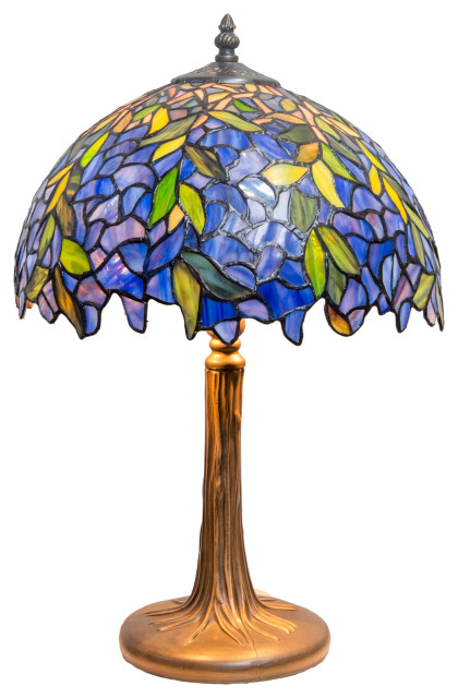 Roma Wisteria Tiffany Table Lamp - Victorian - Table Lamps - by Dale ...
