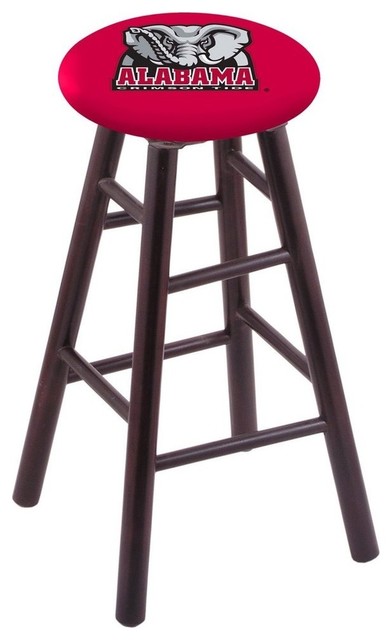 Alabama Bar Stool, Dark Cherry - Contemporary - Bar Stools And Counter ...