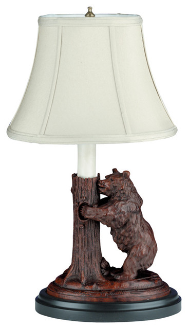 Standing Bear Lamp - Rustic - Table Lamps - by Lodgeandcabins | Houzz