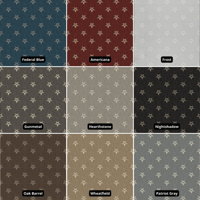 Star Pattern 3/8 Thick Indoor Area Rug Carpet, Allegheny, 10x10 ...