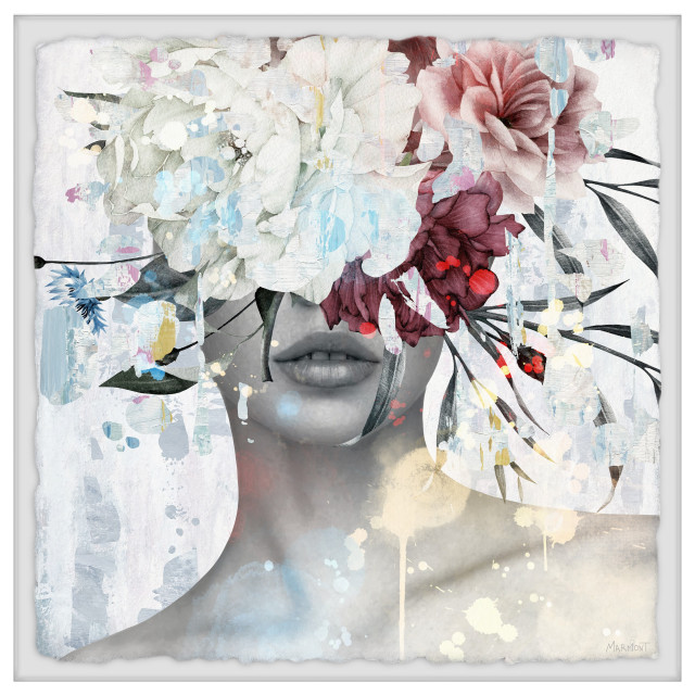 "Pretty and Classy" Framed Painting Print, 18x18 - Contemporary ...