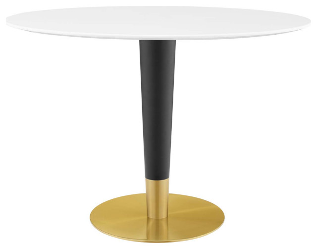 Zinque 42" Oval Dining Table - Contemporary - Dining Tables - by PARMA ...