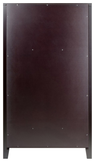 Pemberly Row Transitional Solid Wood Modular Home Bar Cabinet in ...