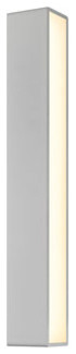 Sideways Inside-Out 24" LED Sconce, Textured Gray With Textured Gray ...