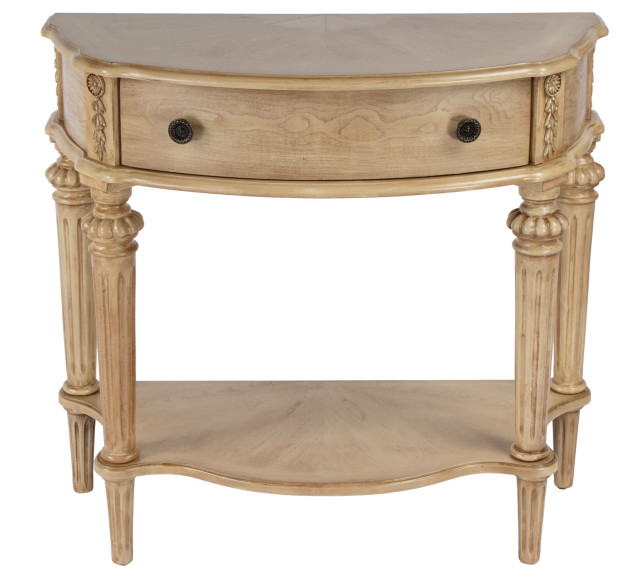 Halifax 1 Drawer 34" Wood Console Table - Traditional - Console Tables ...