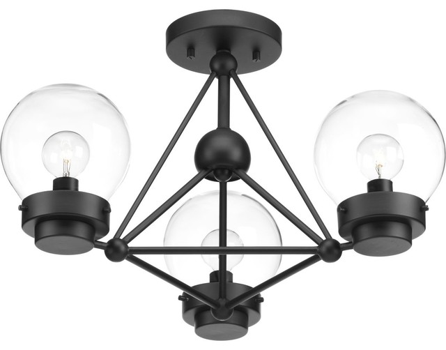 Spatial Semi-Flush/Convertible - Contemporary - Flush-mount Ceiling ...