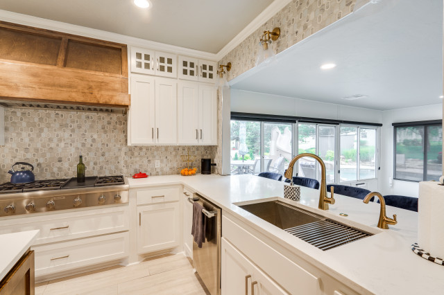 A Kitchen of Serenity - Transitional - Kitchen - Oklahoma City - by Ten ...