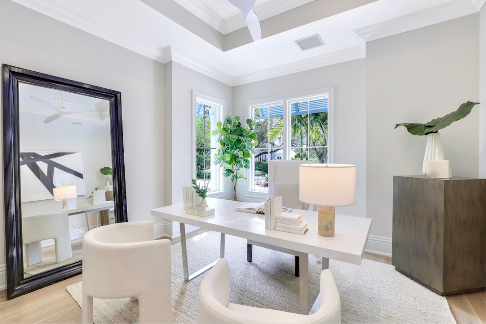 Beach Style Home Office - Beach Style - Home Office - Miami | Houzz