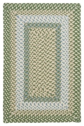 Colonial Mills Montego MG19 Lily Pad Green Indoor/Outdoor Area Rug, 2 ...