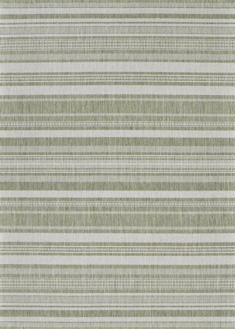 Couristan 53134412076109T 7'6"x10'9" Gazebo Stripe Indoor Outdoor Area ...