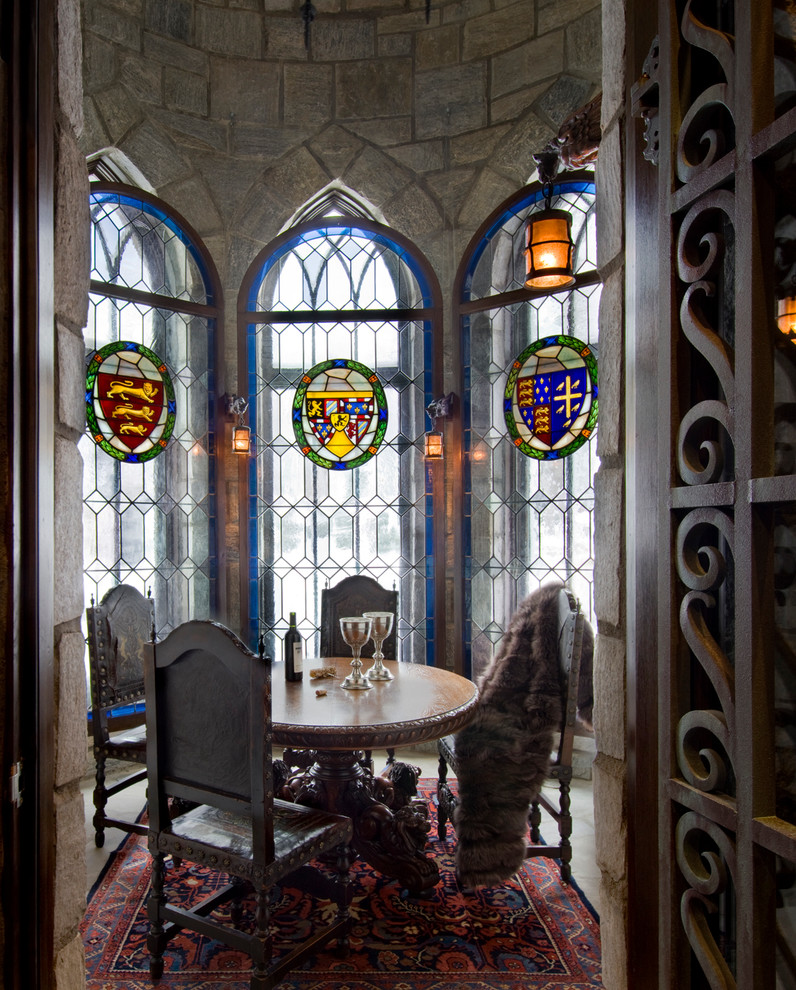 Gothic Castle in the Blue Ridge Mountains - Traditional - Wine Cellar ...