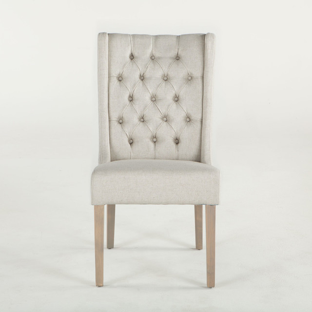 Chloe Natural Dining Chair, Set of 2 - Transitional - Dining Chairs ...