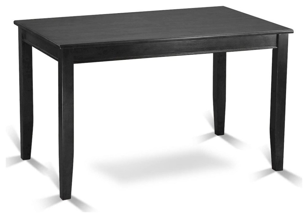 Buckland Counter Height Rectangular Table 30x48 in Black Finish ...