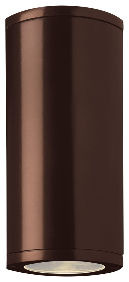 Access Trident Bi-Directional Outdoor LED Wall Mount 20389MG-BRZ/CLR ...