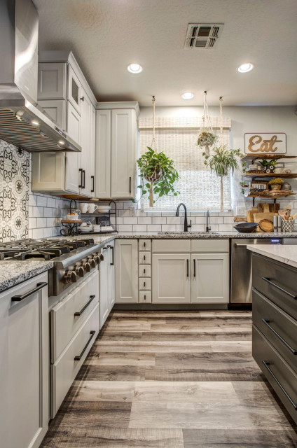 Mixing the old with the new - South West kitchen - Contemporary ...