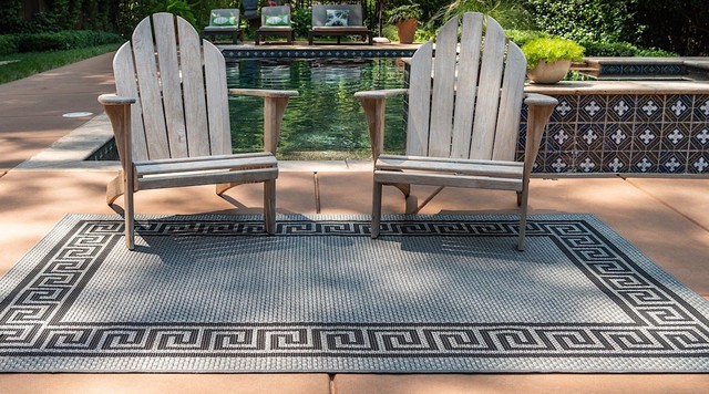 Contemporary Veranda Area Rug, 8'x11'4" - Contemporary - Outdoor Rugs ...