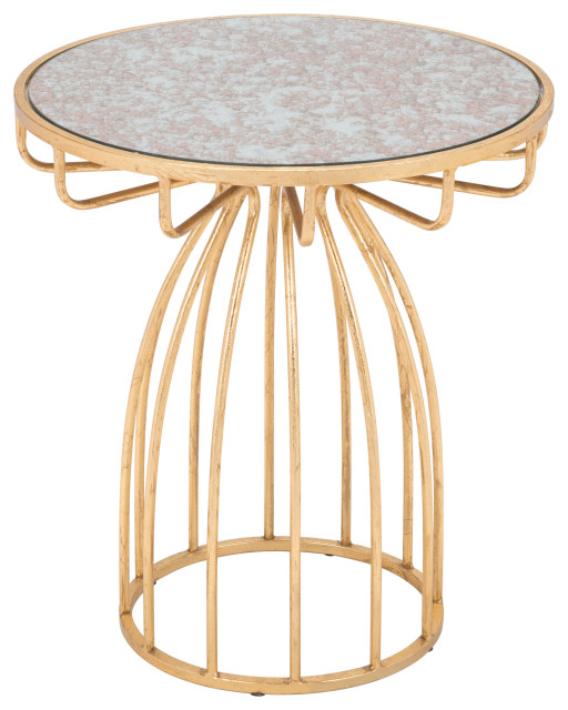 Silo Side Table Gold - Contemporary - Side Tables And End Tables - by ...