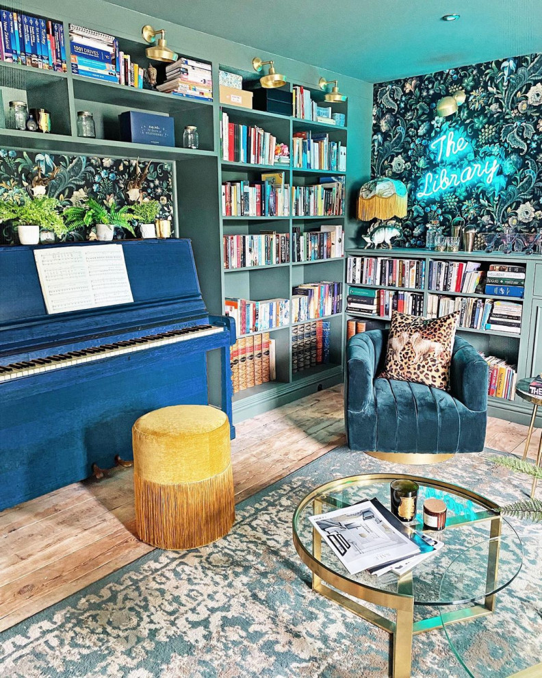 Home Library - Eclectic - Other - by Mullan Lighting | Houzz