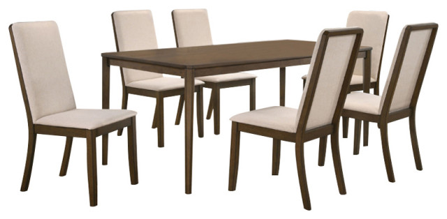 Wethersfield 5-piece Dining Set Medium Walnut and Latte - Transitional - Dining Sets - by Modon ...