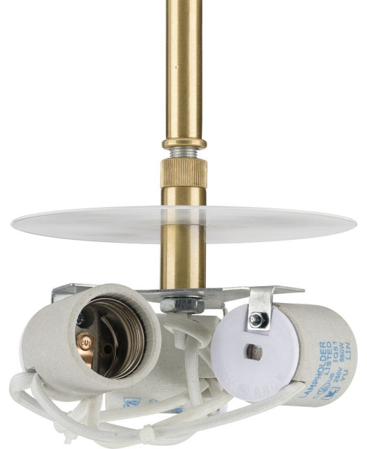 Markor Collection Satin Brass 3-Light Pendant Kit for Use with Markor ...