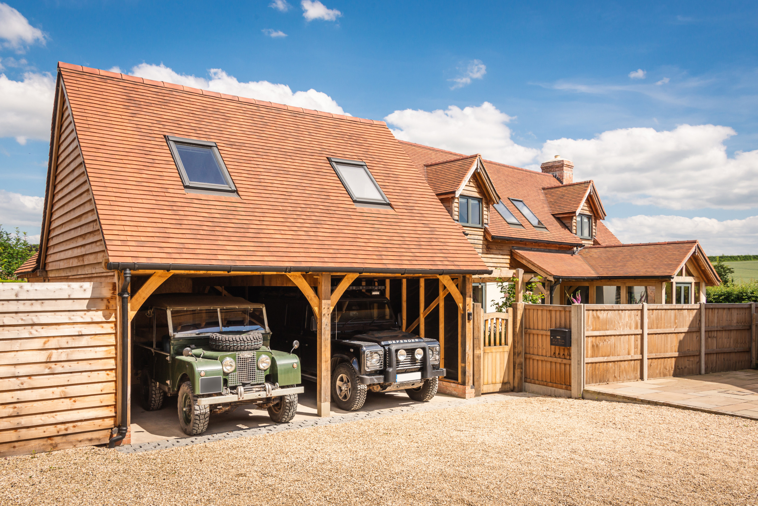 Attractive Terrace Timber Clad Houses